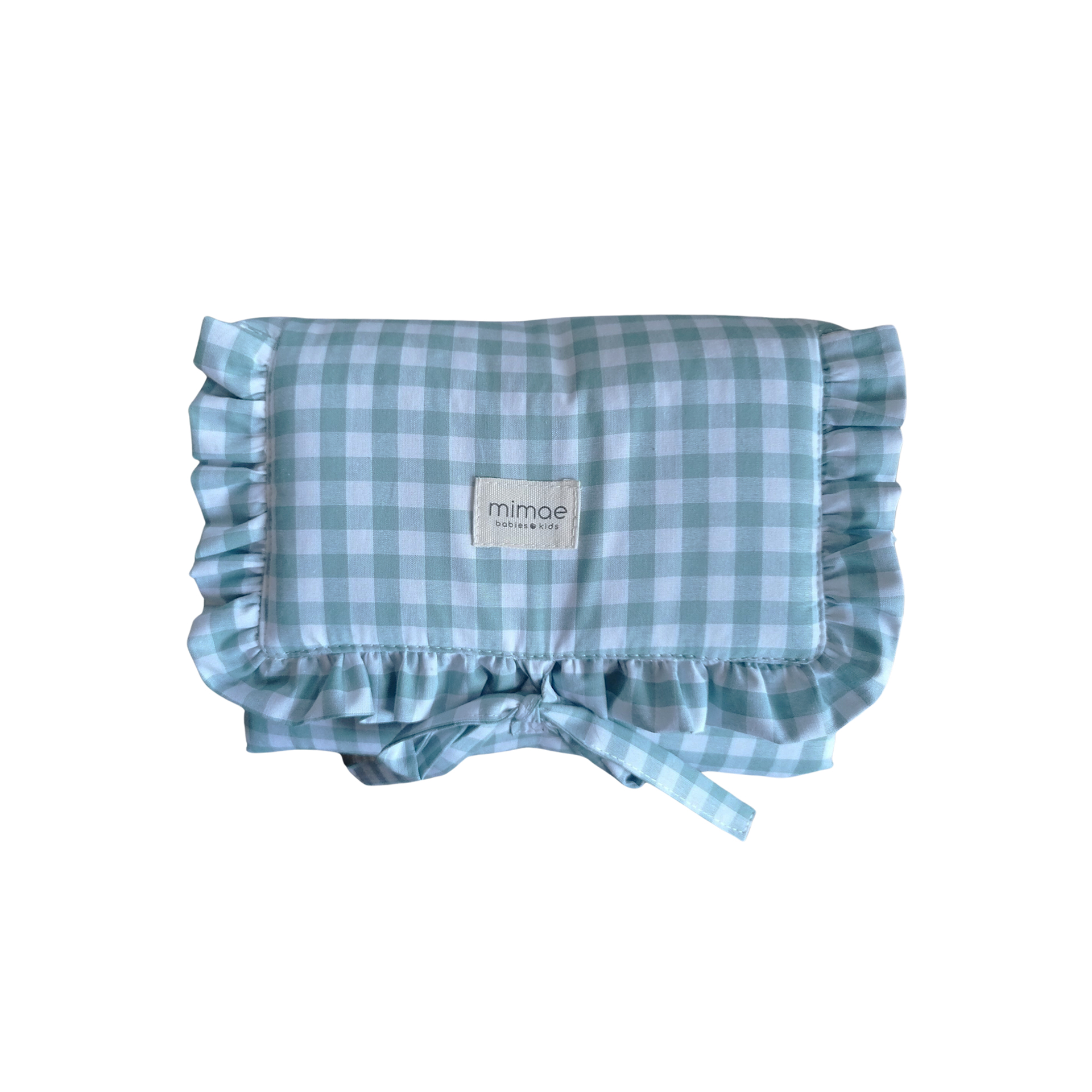 Mimae Kids | Cambiador de Viaje Vichy Menta